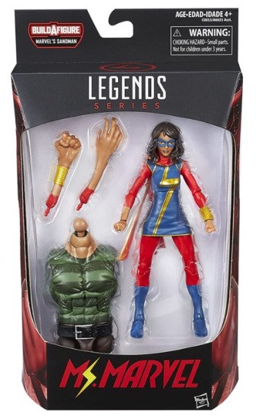 Ms Marvel “Marvel's Sandman Build A Figure Legends Series”! (Marvel ...