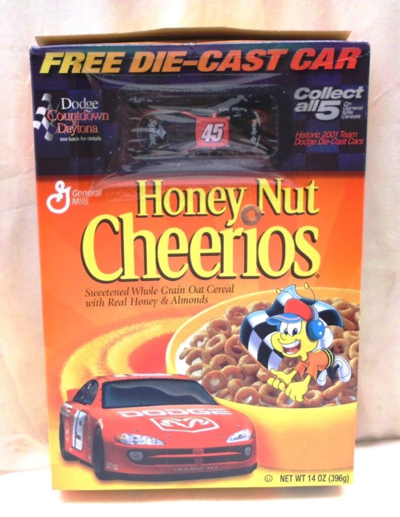 Kyle Petty #45 Die-Cast 1:64 Scale "Honey Nut Cheerios-Dodge Daytona ...