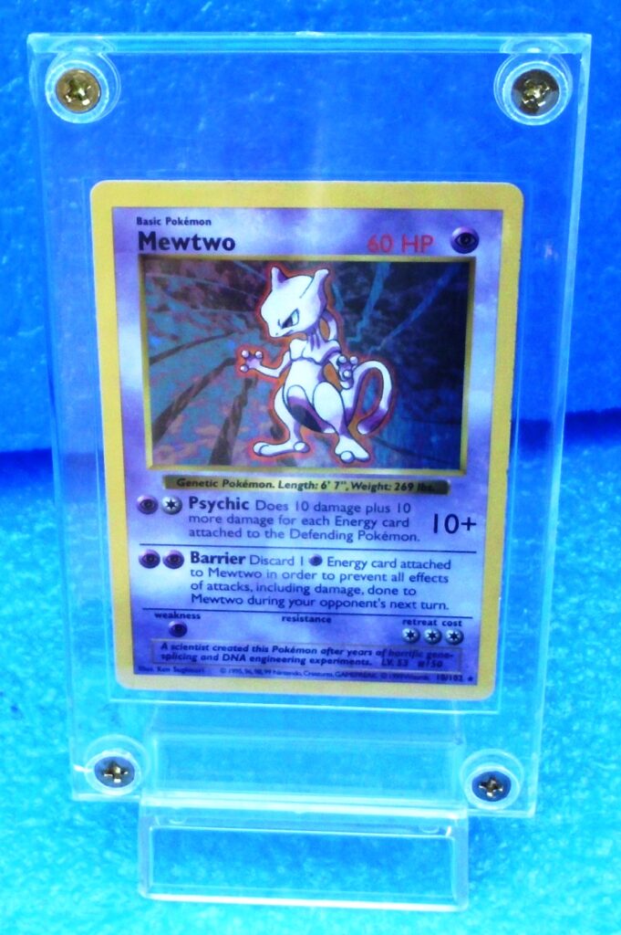 Mewtwo (Card #10/102 *Shadowless Borders*) “Pokemon Unlimited Holo-Foil ...