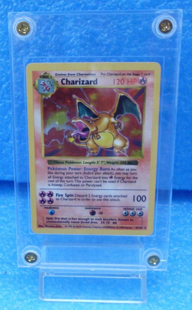 Charizard (Card #4/102 *Shadowless Borders*) “Pokemon Unlimited Holo ...