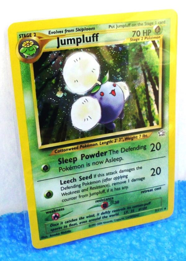 Jumpluff (Card #7/111) “Pokemon Neo Genesis Unlimited Edition Holo Foil ...