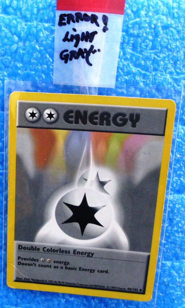 Energy (Card #96/102 "Error!-Bright-Gray-Card" *Shadowless Borders ...