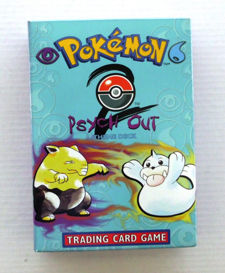 Pokemon (TCG "Packaging Shrink Wrap Missing") “Psych Out-Advance Theme ...