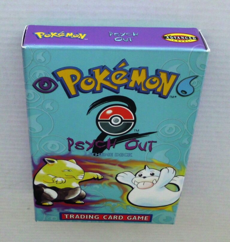 Pokemon (TCG "Packaging Shrink Wrap Missing") “Psych Out-Advance Theme ...