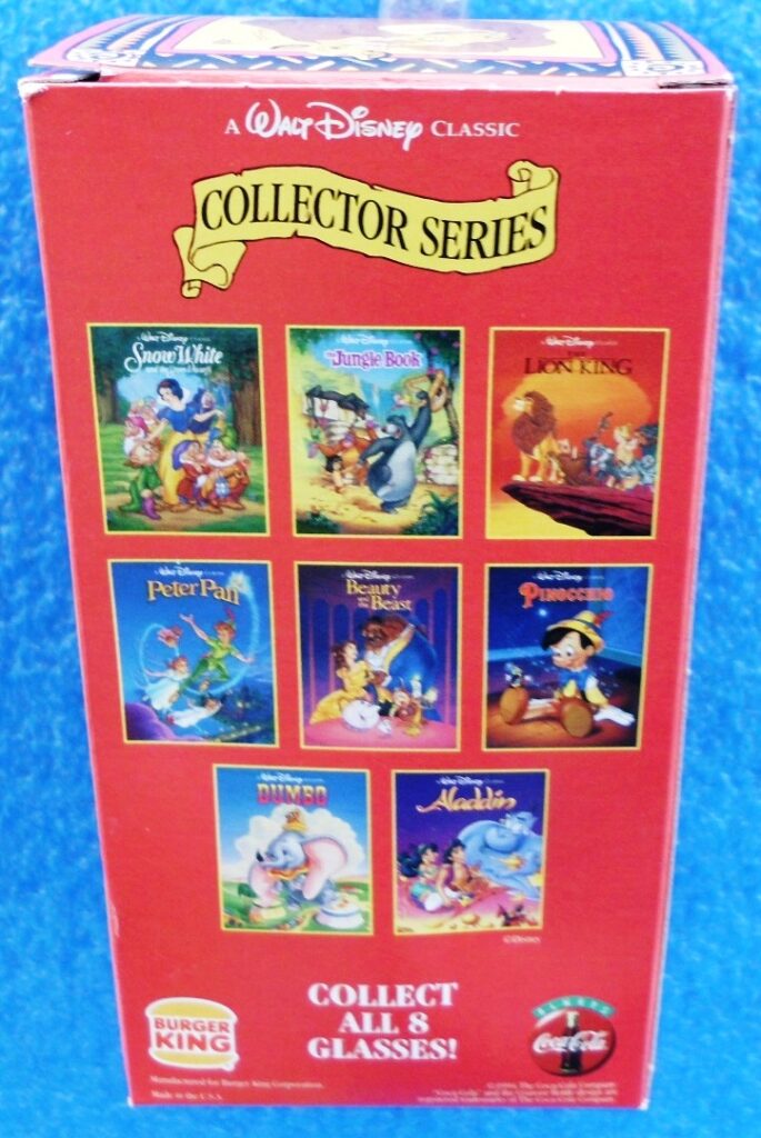 Walt Disney Classic Collection Series (The Lion King “Glass Box Set ...