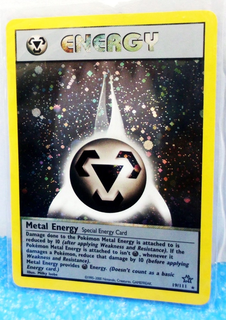 Metal Energy (Card #19/111) “Pokemon Neo Genesis Unlimited Edition Holo ...