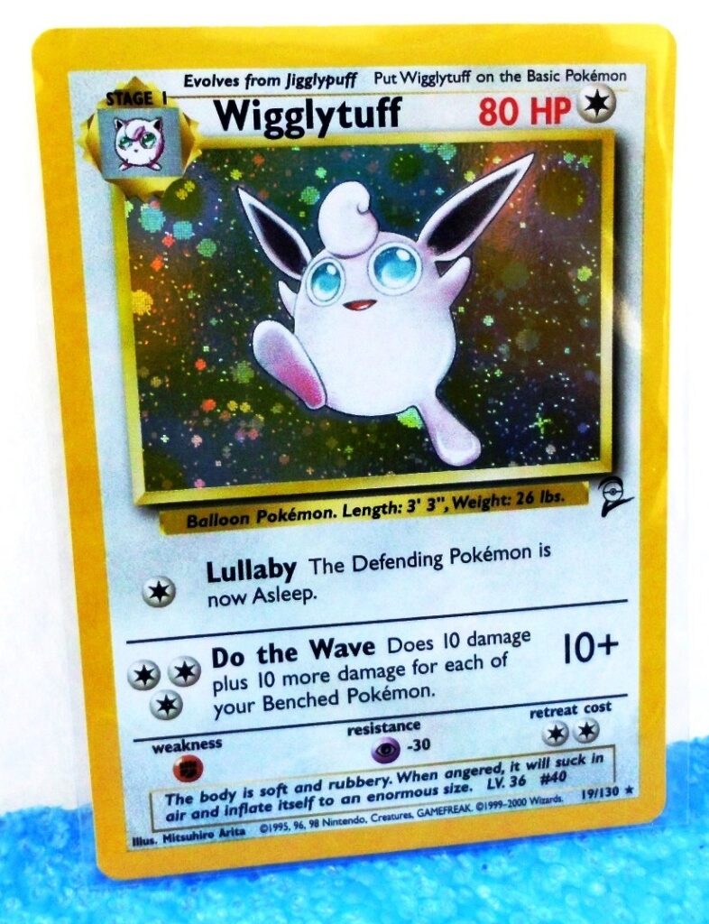 Wigglytuff (Card #19/130) “Pokemon Unlimited Edition Holo Foil Base Set ...