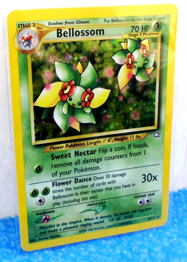 Bellossom (Card #3/111) “Pokemon Neo Genesis Unlimited Edition Holo ...