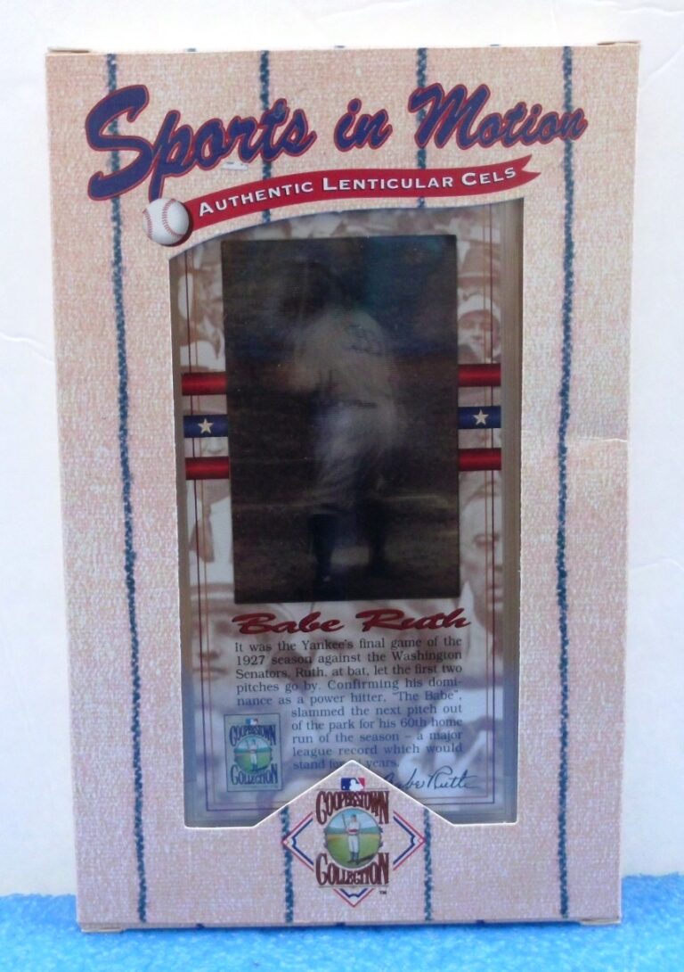 1996 Babe Ruth Lenticular Cels Sports In Motion MLB-HOF/Museum