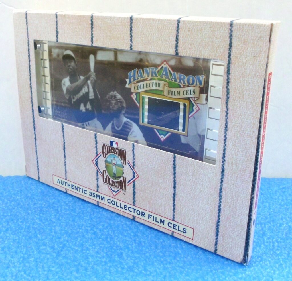 1997 Hank Aaron 35MM Baseball HOF Film Cels (Willitts Designs)