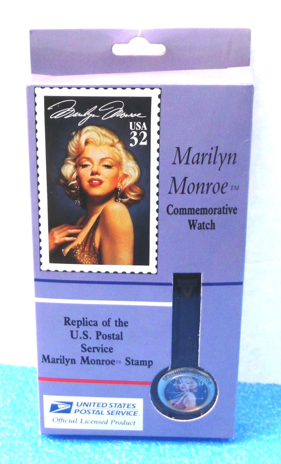 1995 Marilyn Monroe USPS Commemorative Watch w/32 Replica Stamp