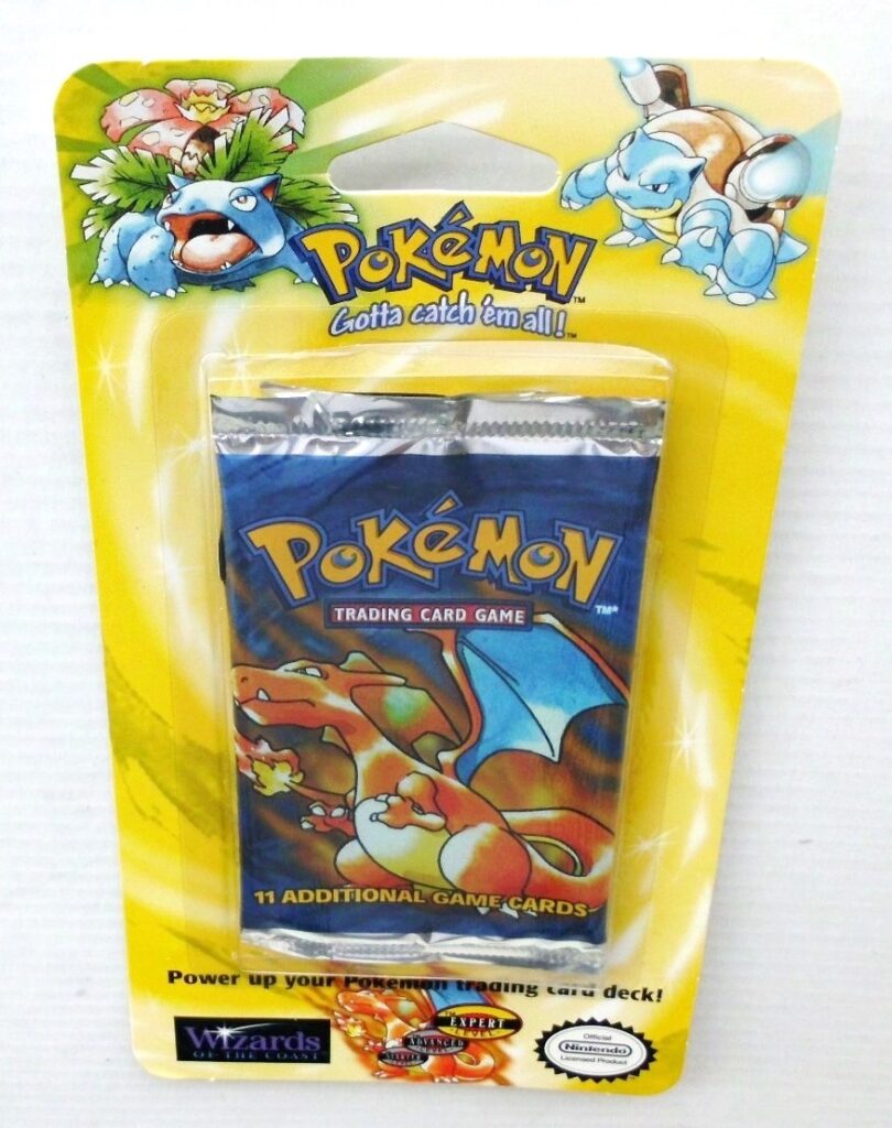 Pokemon (Charizard Artwork) “Empty Yellow-Unlimited Base Set Booster ...