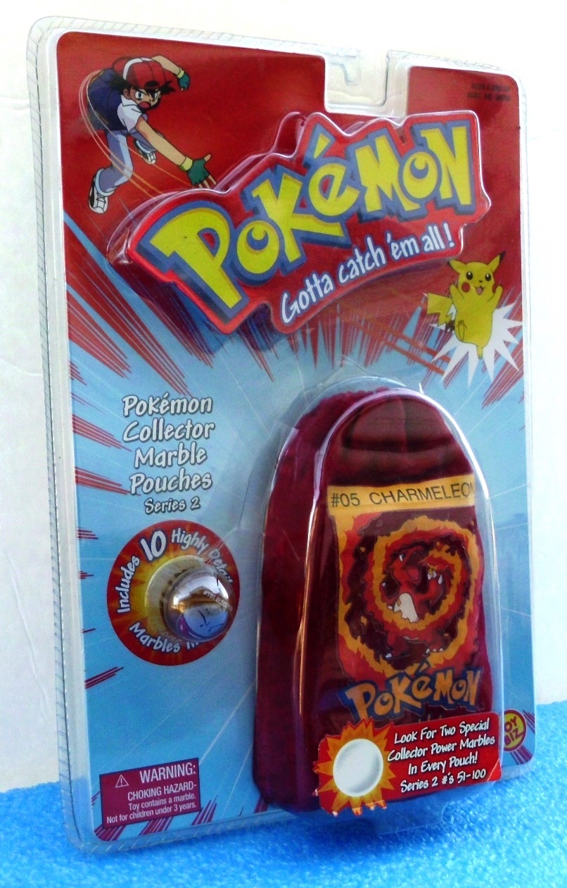 Pokemon Collector Marble Pouches “#05 Charmeleon Pouche w/10 Highly ...