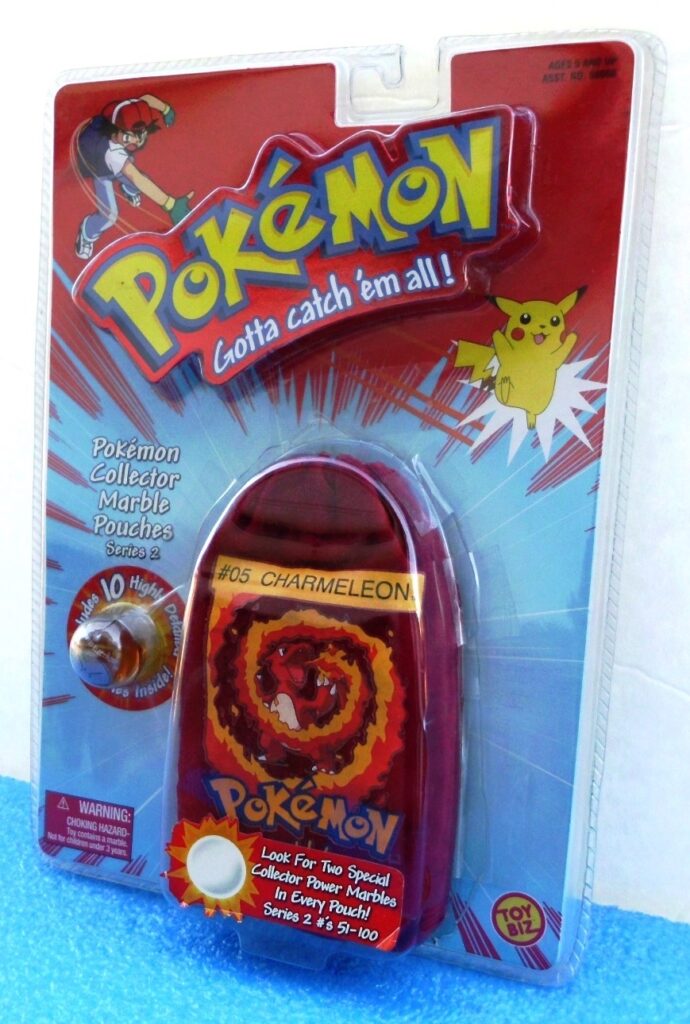 Pokemon Collector Marble Pouches “#05 Charmeleon Pouche w/10 Highly ...