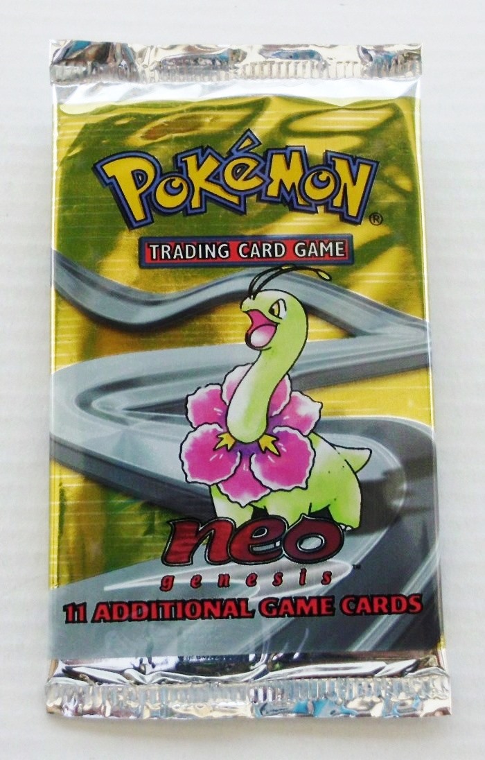 Pokemon Meganium Image “Neo Genesis "New" Short Booster Packs Unlimited ...