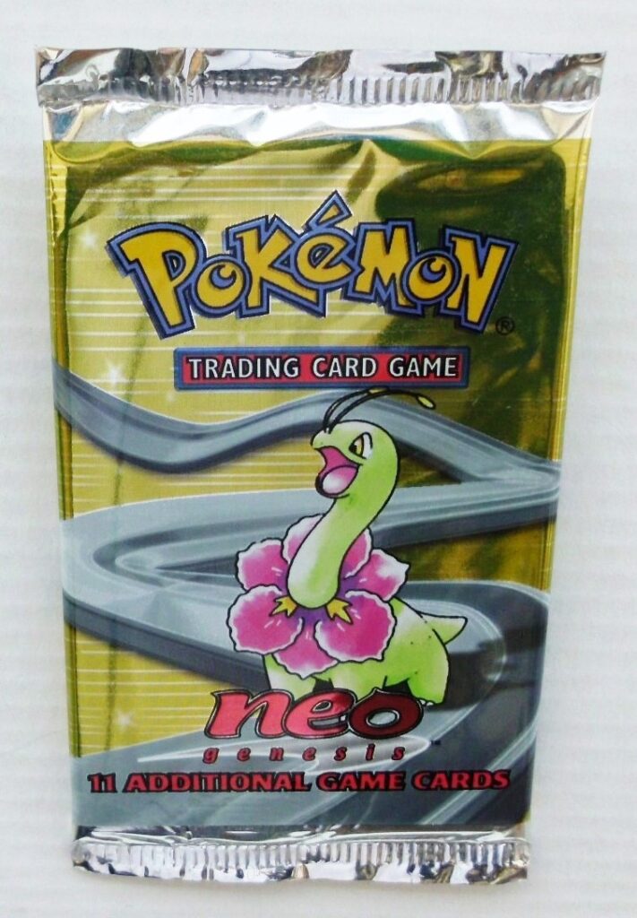 Pokemon Meganium Image “Neo Genesis "New" Short Booster Packs Unlimited ...