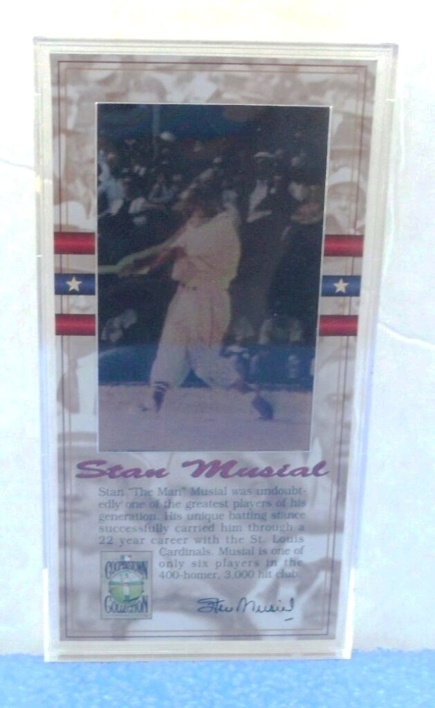1996 Stan Musial Lenticular Cels Sports In Motion MLB-HOF/Museum