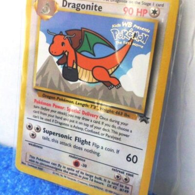 Dragonite Promo Card #5 “Gold Seal-WB Kids Presents Pokémon (The First ...