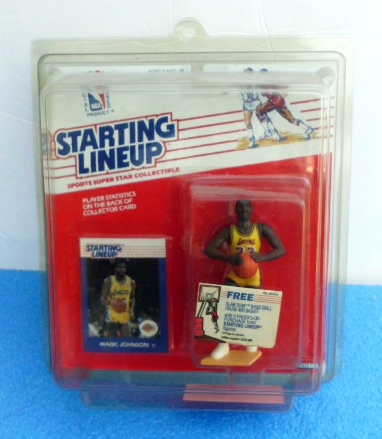Vintage 1988 Rookie-Edition Starting Lineup Series Magic Johnson L. A ...
