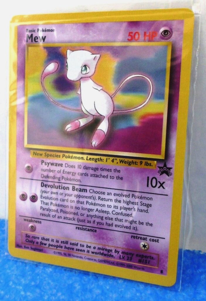 Mew Promo Card #8 “Pokémon Black Star-Promotional Card” Wizards Of The ...