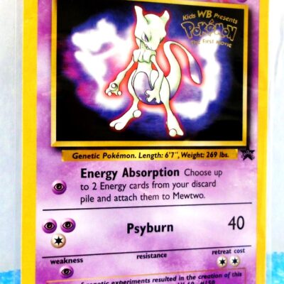 Mewtwo Promo Card #3 “Gold Seal-WB Kids Presents Pokémon (The First ...