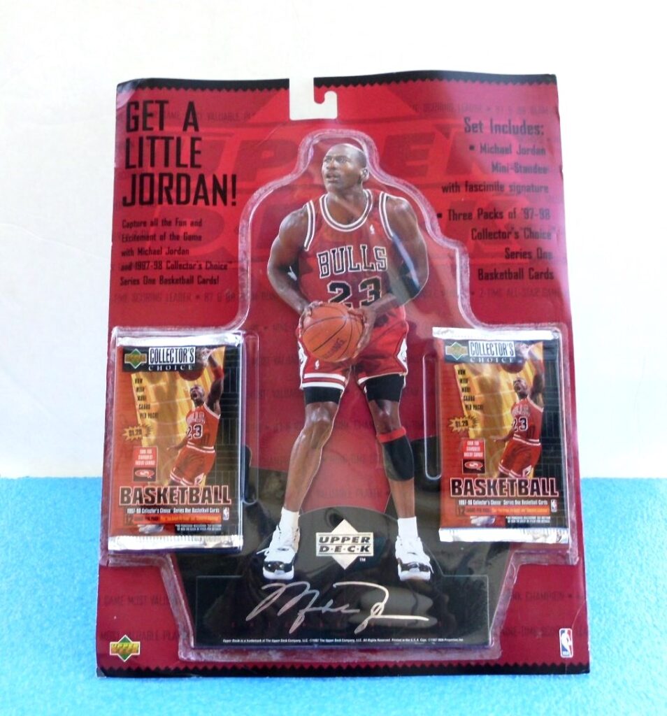 1998 UD Get A Little Jordan Mini Standee Michael Jordan