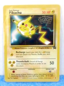 Pikachu Promo Card #4 “Gold Seal-WB Kids Presents Pokémon (The First ...