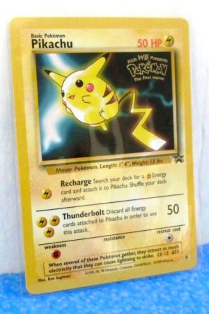 Pikachu Promo Card #4 “Gold Seal-WB Kids Presents Pokémon (The First ...