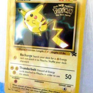 Pikachu Promo Card #4 “Gold Seal-WB Kids Presents Pokémon (The First ...