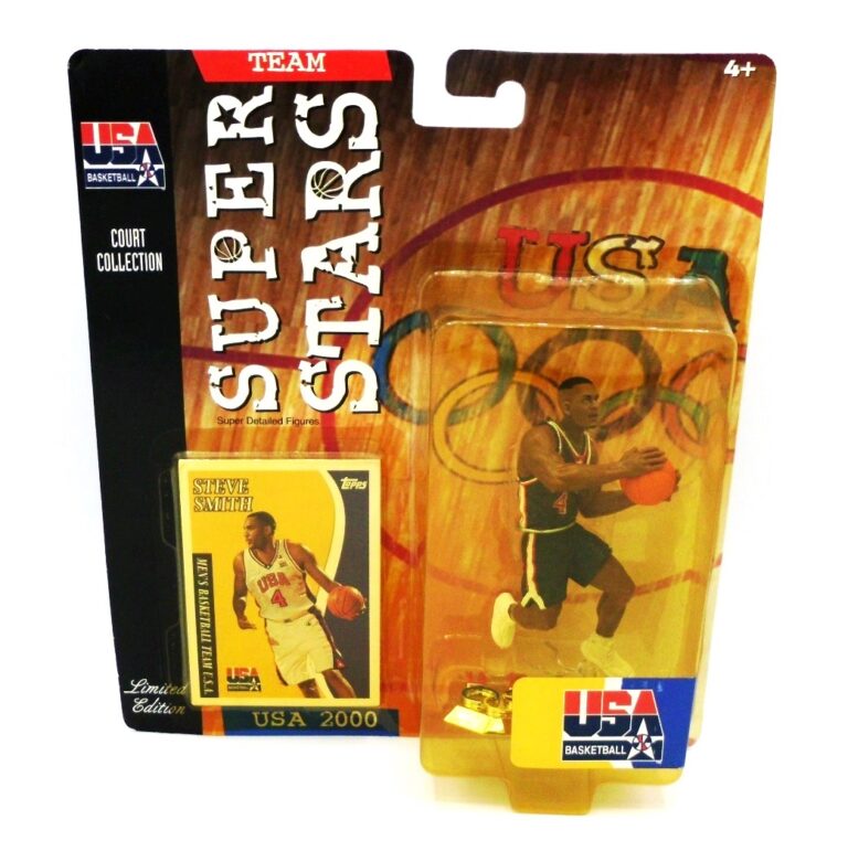 2000 Mattel USA Basketball Steve Smith (Super Stars Team-w/Card)