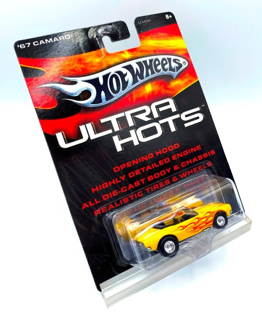 Hotwheels Ultra Hots "Vintage '67 Camaro w/Real Rubber Tires & Chrome ...