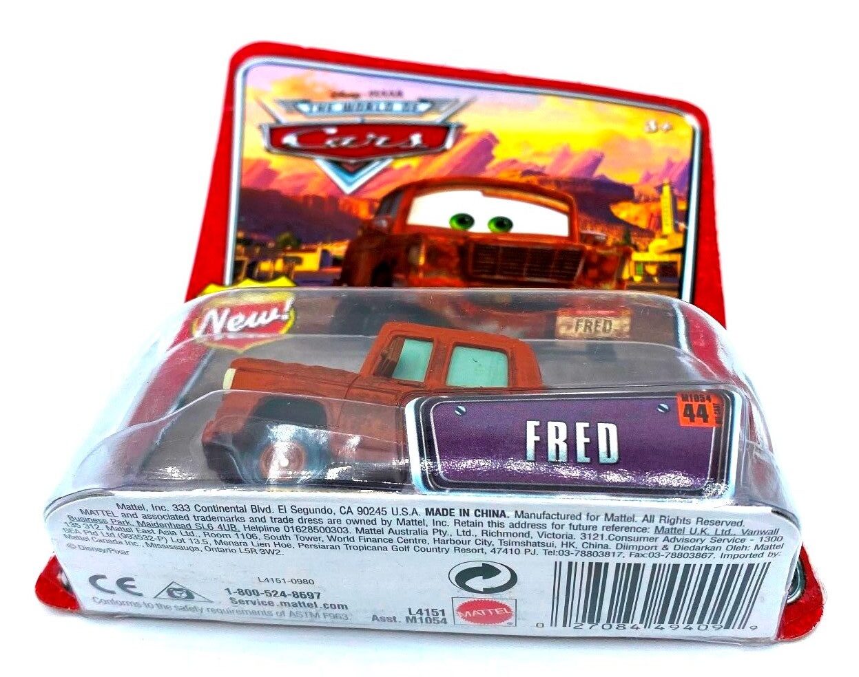 Fred "The World Of Cars (NEW!) Pixar Movie Cars Series-3" (Disney-Pixar ...