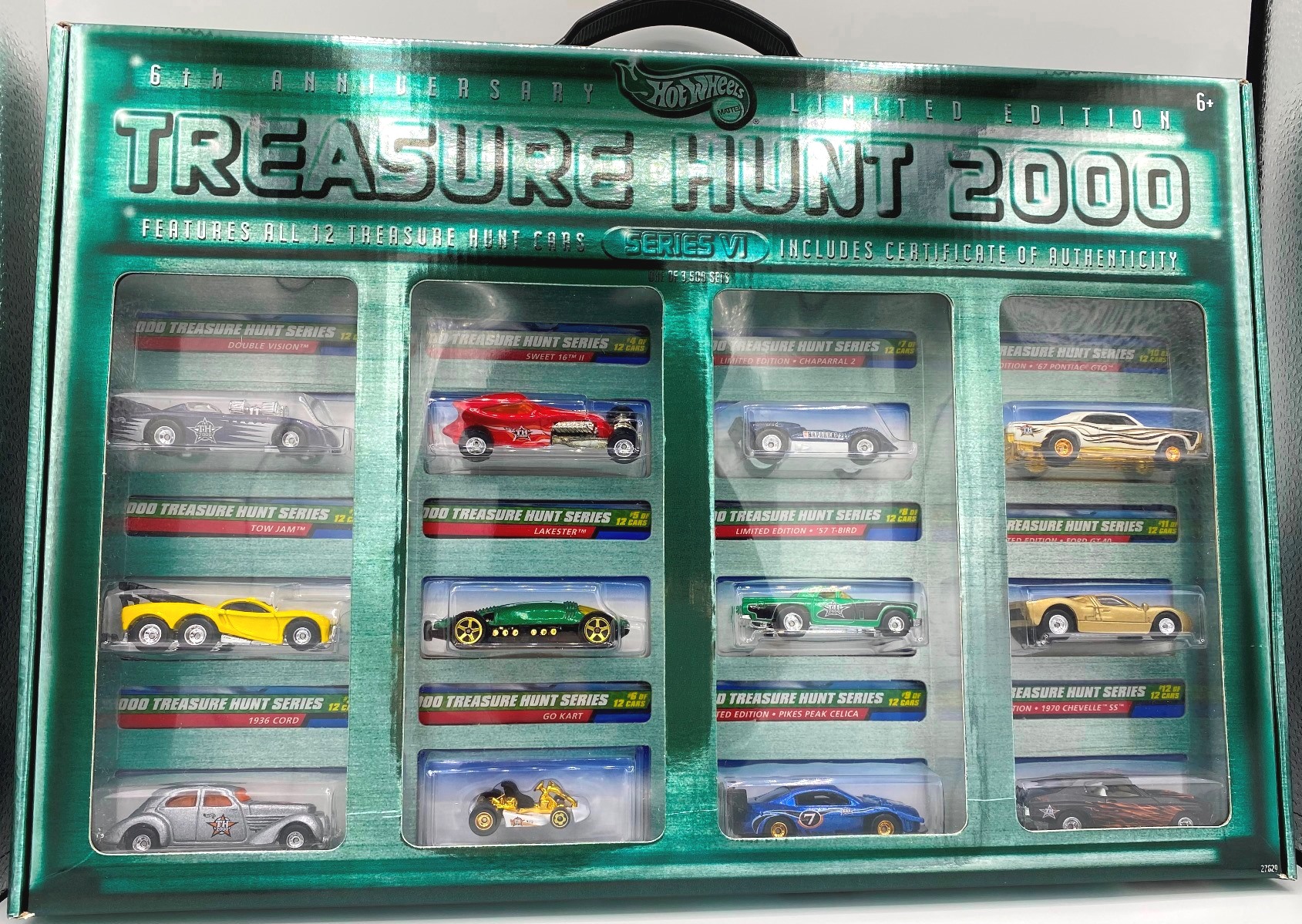 Hotwheels "Vintage 2000 Treasure Hunts 6th Anniversary Box Set JC ...