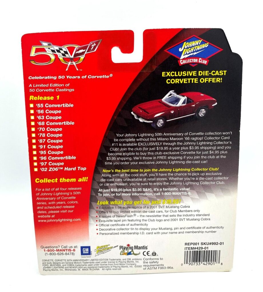 Corvette Authentic Replicas! 1987 Corvette "Limited Edition" (Alum Mag ...