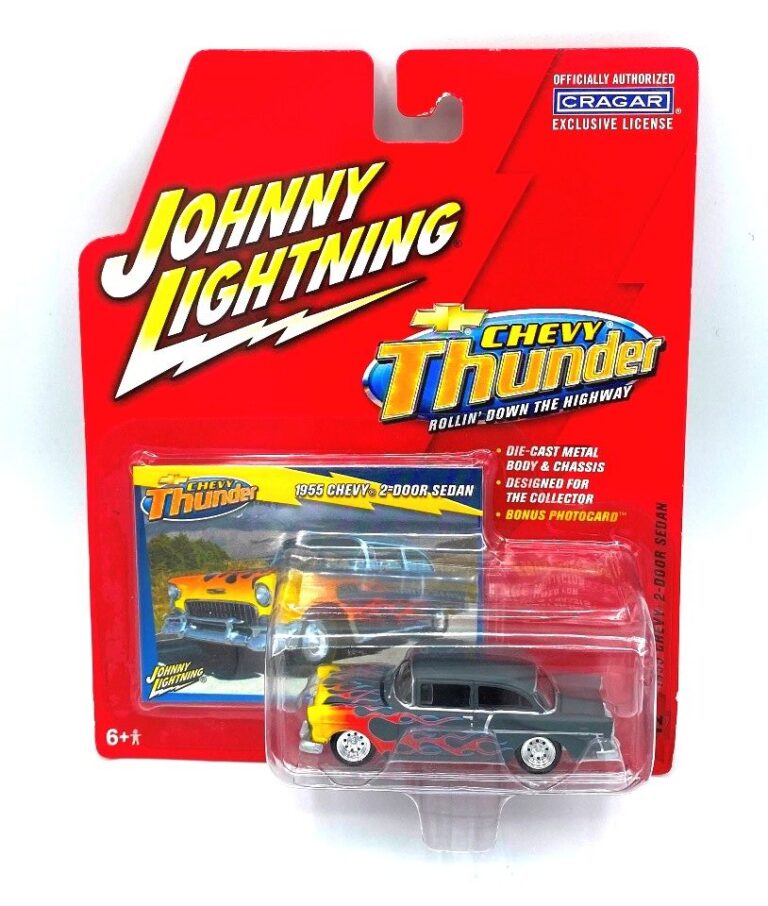 Chevy Thunder Authentic Replicas! 1955 Chevy 2-Door Sedan w/Flames ...