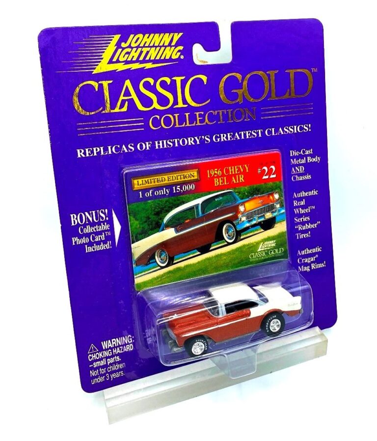 1998 Classic Gold Racing 1956 Chevy Bel Air Brown/White Car #22