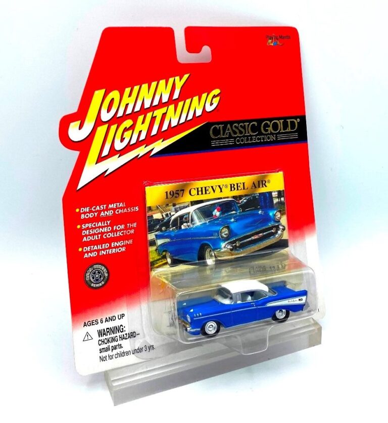 2000 Classic Gold Racing 1957 Chevy Bel Air w/Real Rubber Tires