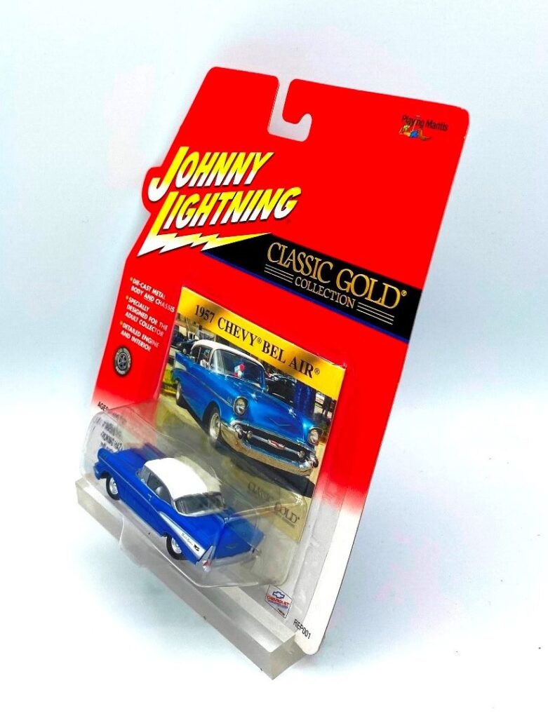 2000 Classic Gold Racing 1957 Chevy Bel Air w/Real Rubber Tires