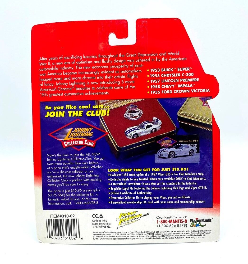 American Chrome! Authentic Replicas 1958 Chevy Impala Classic American ...