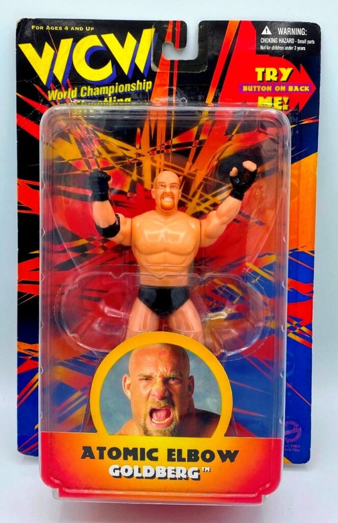 WCW Atomic Elbow "Vintage Goldberg "6.5" Wrestler Featuring Real ...