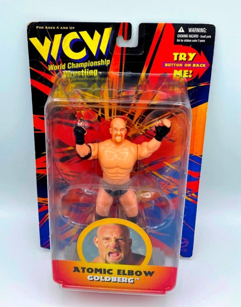 WCW Atomic Elbow "Vintage Goldberg "6.5" Wrestler Featuring Real Wrestling Sounds!" (The ...