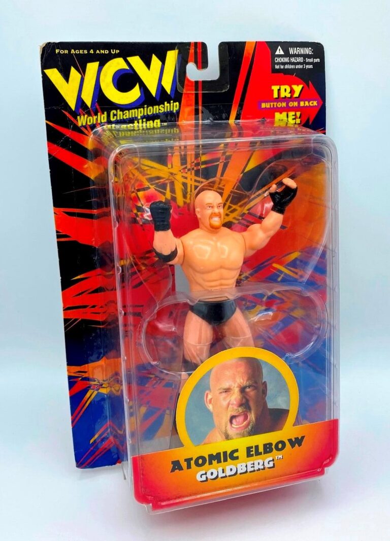 WCW Atomic Elbow "Vintage Goldberg "6.5" Wrestler Featuring Real ...