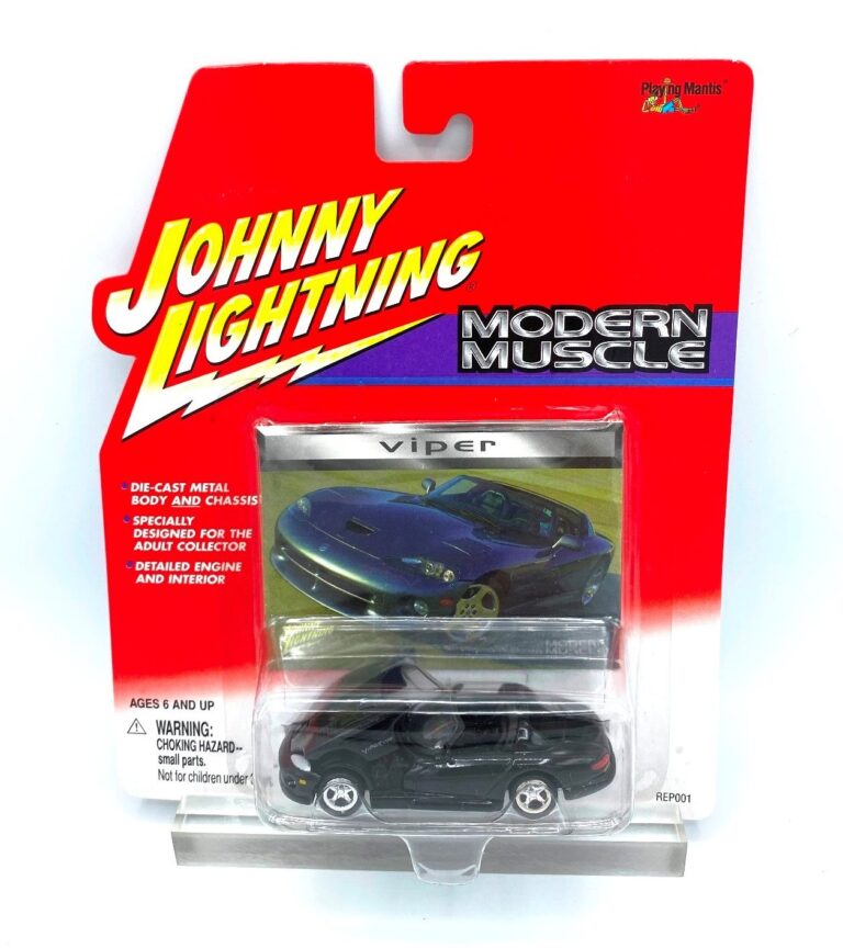 Modern Muscle! Authentic Replicas Viper Black w/Raised Hood-Red Engine ...