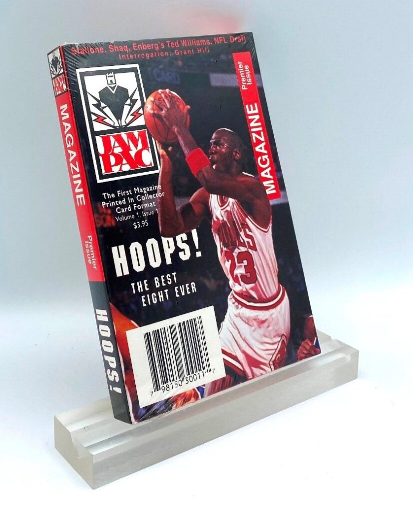 1995 Michael Jordan Jam Pac Magazine Volume-1 Hoops Premier Issue