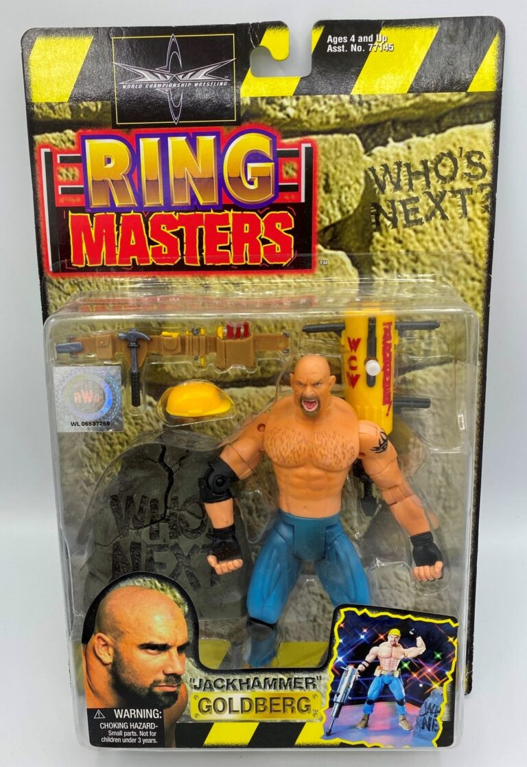 1999 Ring Masters WCW Collection! Vintage Jackhammer ("GOLDBERG") WCW ...
