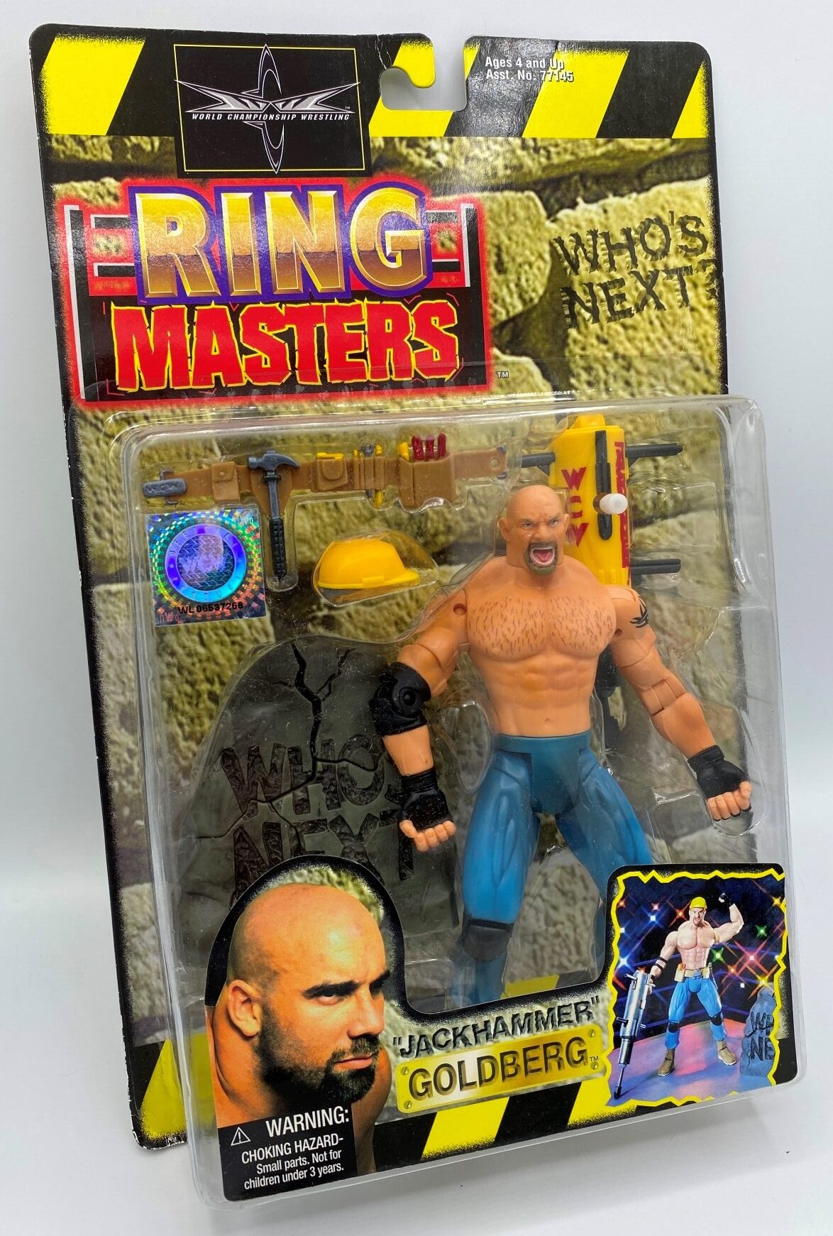 1999 Ring Masters WCW Collection! Vintage Jackhammer ("GOLDBERG") WCW ...