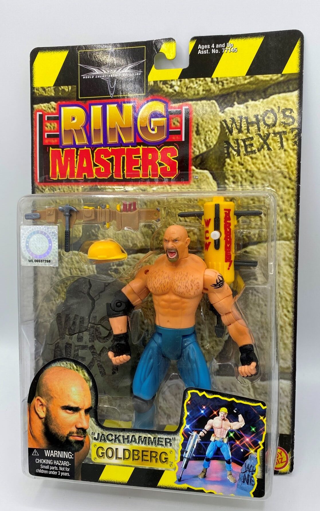 1999 Ring Masters WCW Collection! Vintage Jackhammer ("GOLDBERG") WCW ...