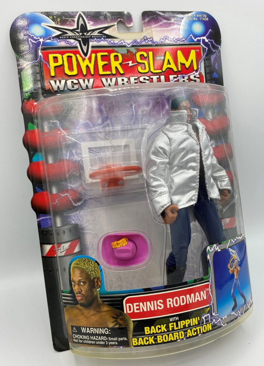 2000 Power Slam WCW Collection! Vintage Dennis Rodman ("Green Hair ...