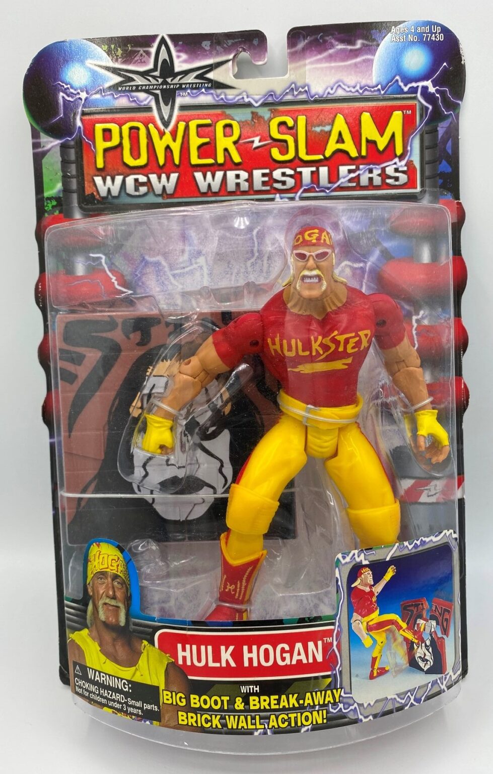 2000 Power Slam WCW Collection! Vintage Hulk Hogan ("Hulkster") WCW Power Slam Collection "Rare ...