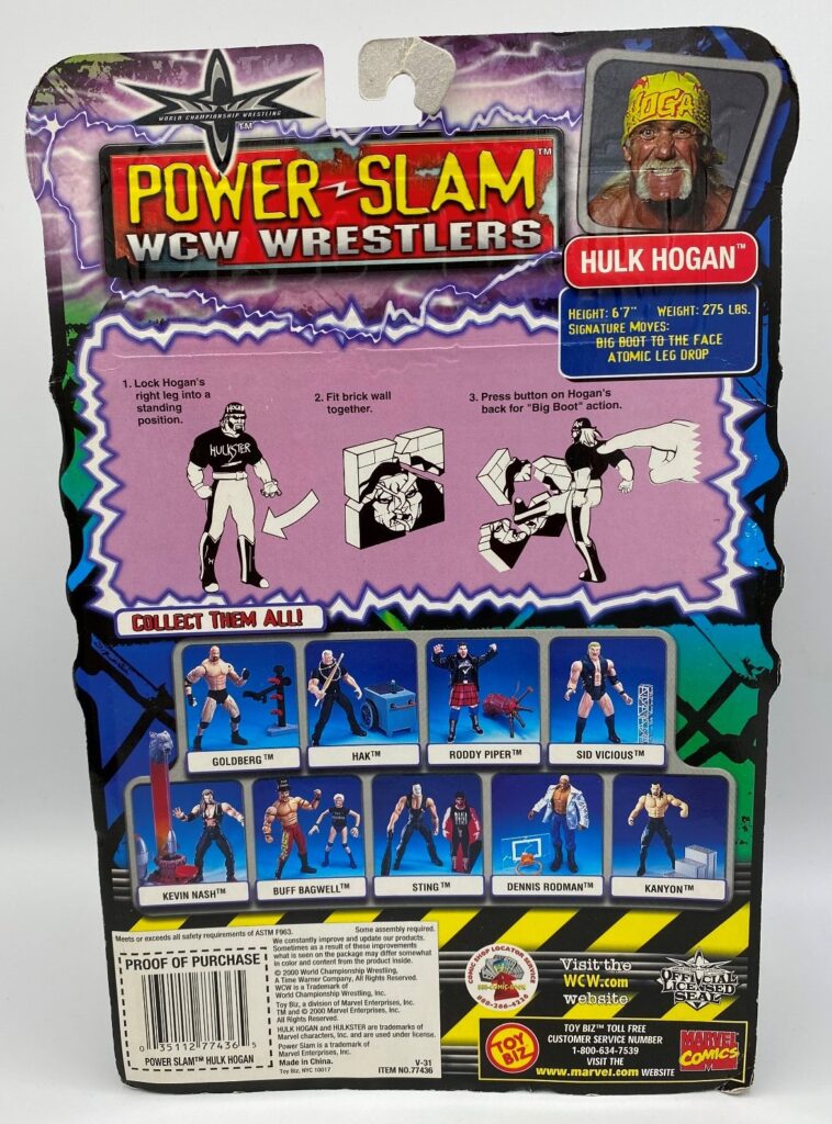 2000 Power Slam WCW Collection! Vintage Hulk Hogan ("Hulkster") WCW Power Slam Collection "Rare ...